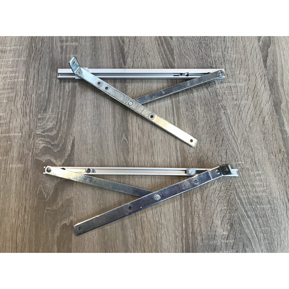 IPA Side Guided 90° Window Hinge With Friction For Alu-wood