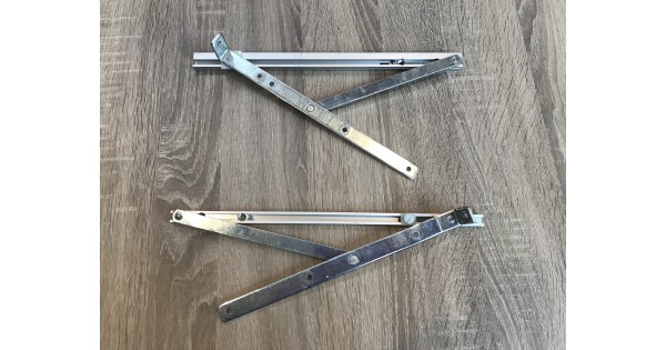 IPA Side Guided 90° Window Hinge With Friction For Alu-wood