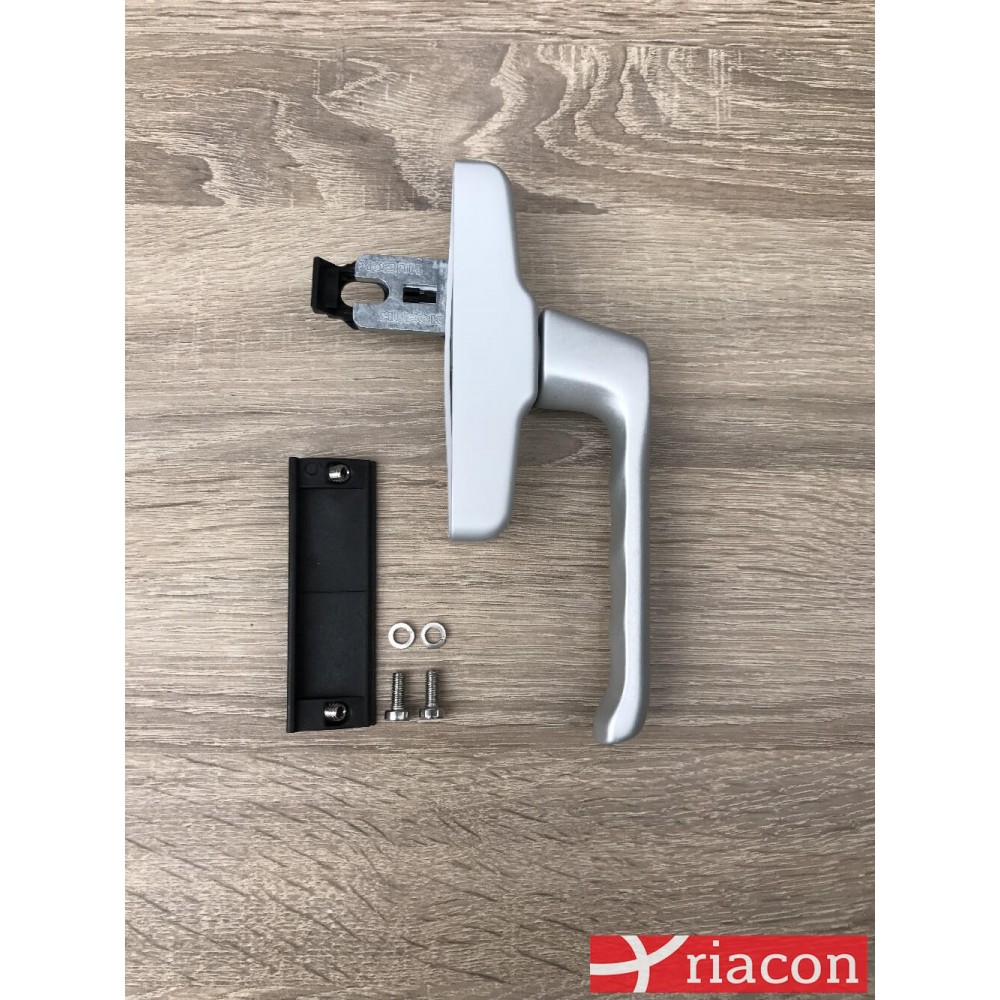Hueck Geared Handle with safety opener device
