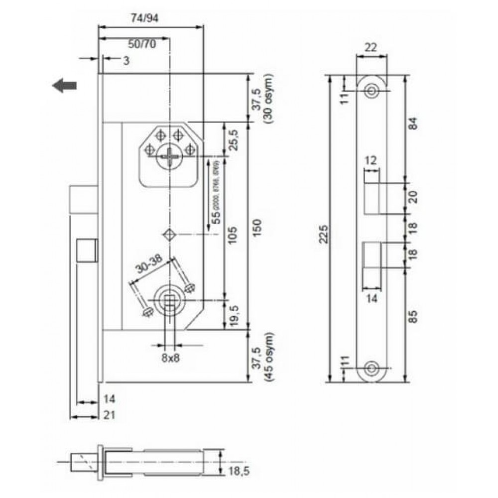 ASSA Modular 565 Lock Case