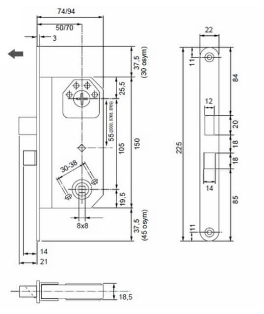 ASSA Modular 565 Lock Case